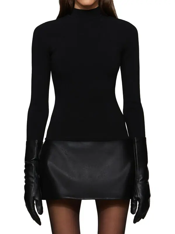 ET OCHS Colette Mixed-media Minidress
