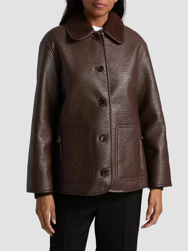 Rails Luis Faux-leather & -shearling Jacket