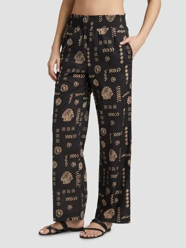Rails Brendon Abstract Cotton Straight Pants