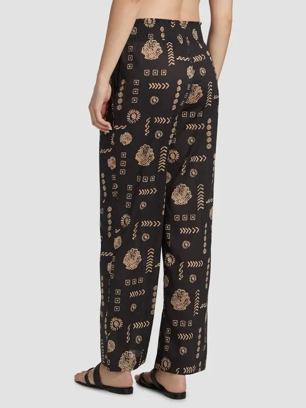 Rails Brendon Abstract Cotton Straight Pants
