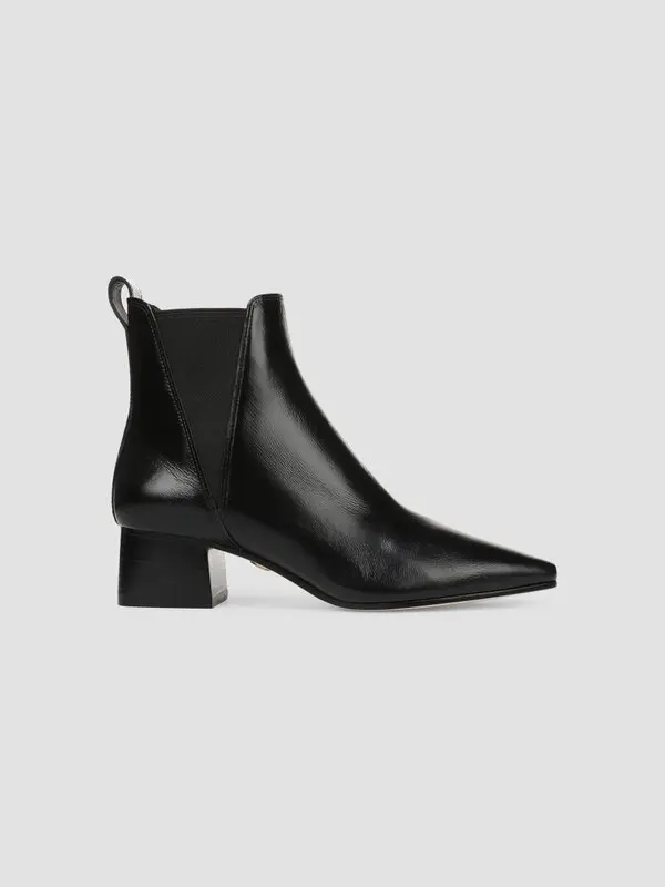 Veronica Beard Astra Leather Chelsea Short Boots
