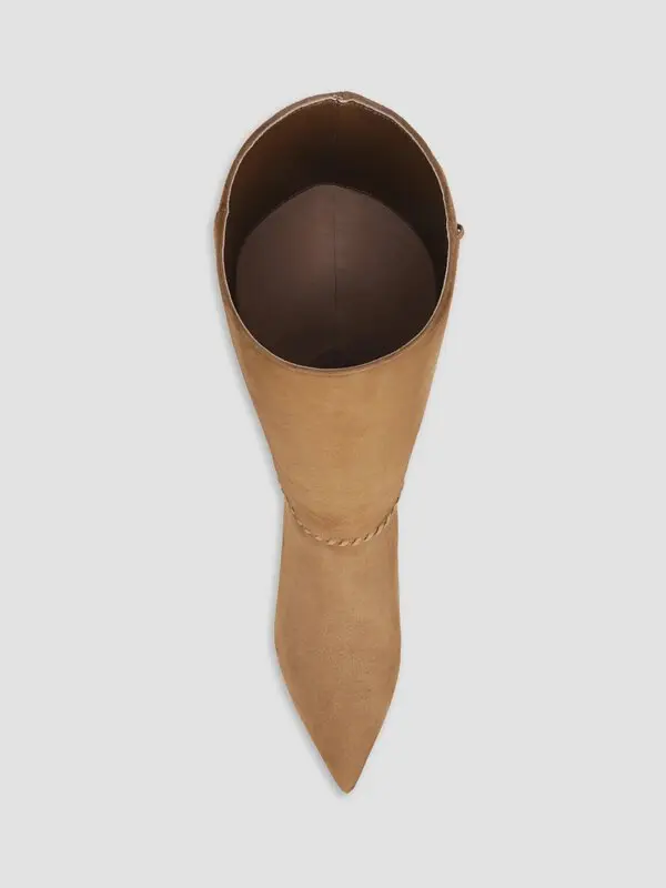 Veronica Beard Lisa 45mm Suede Boots