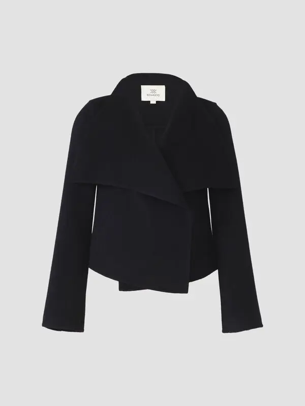 Soia & Kyo Bree Double-face Wool-nylon Wrap Jacket