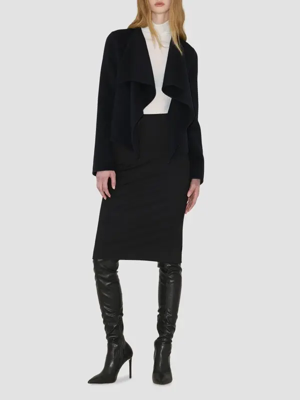 Soia & Kyo Bree Double-face Wool-nylon Wrap Jacket