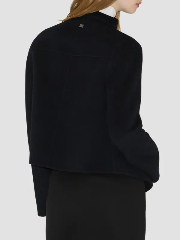 Soia & Kyo Bree Double-face Wool-nylon Wrap Jacket