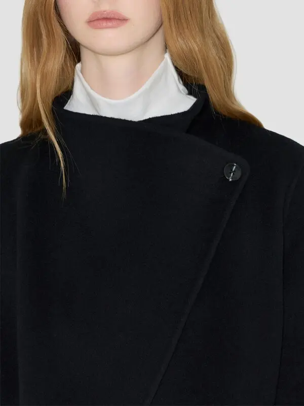 Soia & Kyo Bree Double-face Wool-nylon Wrap Jacket