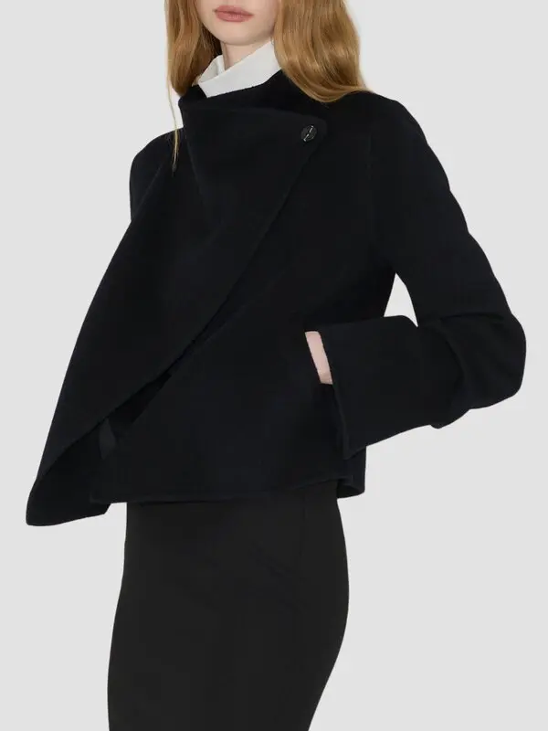 Soia & Kyo Bree Double-face Wool-nylon Wrap Jacket