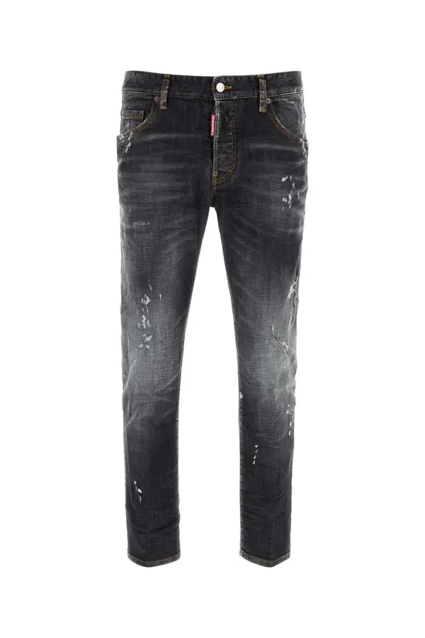 Dsquared2 Graphite Stretch Denim Jeans