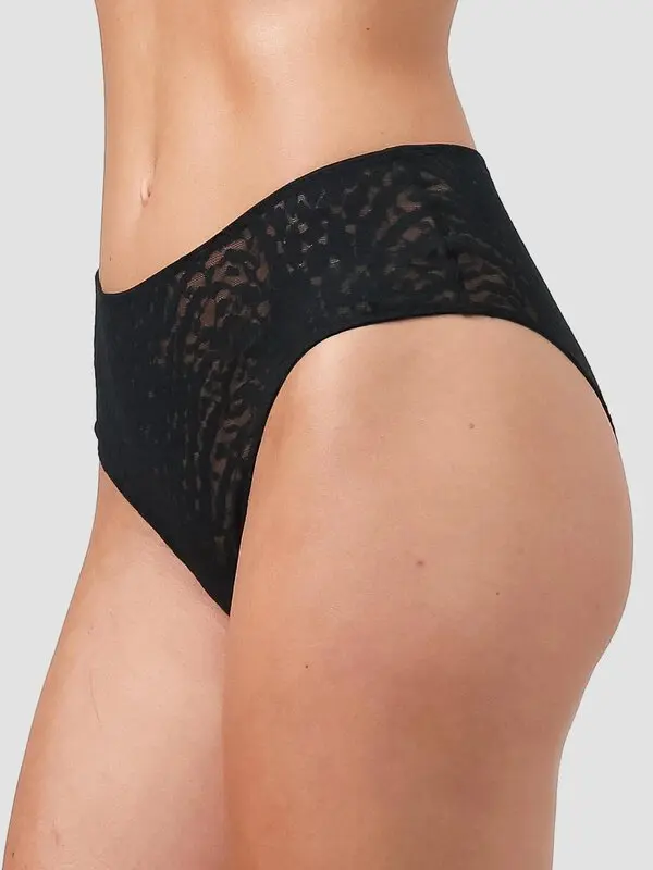 Wolford Animalier Lace Retro Hipster Brief