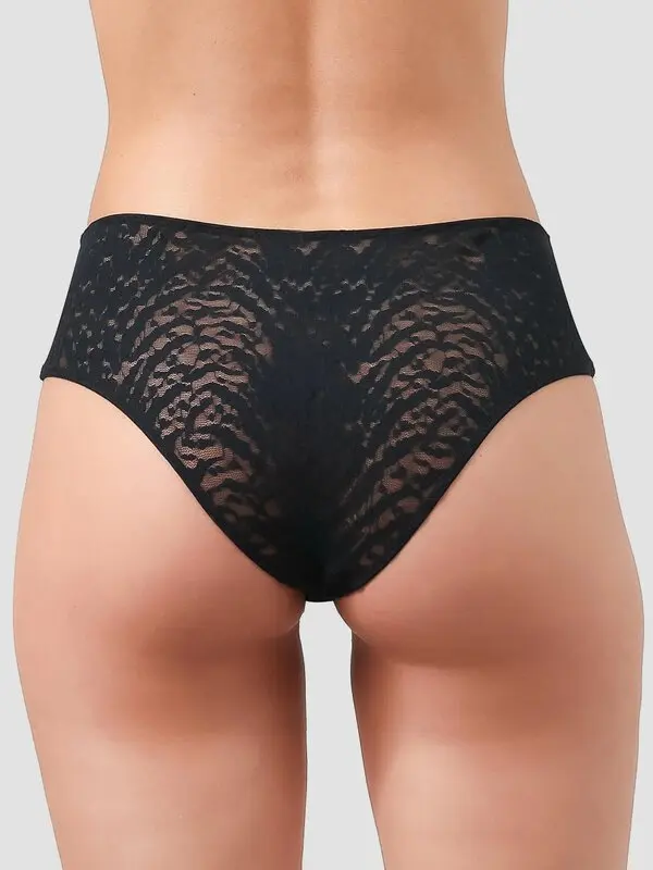 Wolford Animalier Lace Retro Hipster Brief