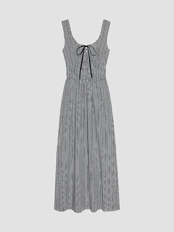Rails Jordie Gingham Maxi Dress - Black Gingham