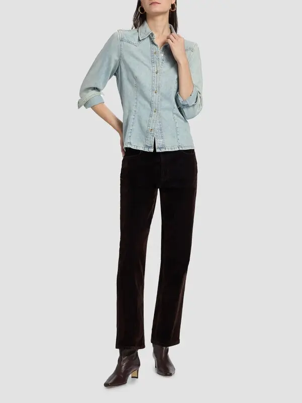 Rails Taiana Snap-front Cotton-blend Shirt