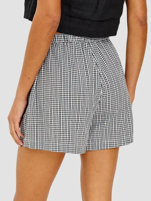 Rails Embroidered Cotton Drawstring Shorts