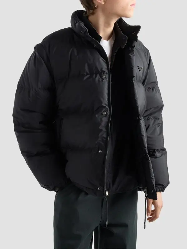 Prada Weight Re-nylon Down Jacket - Black