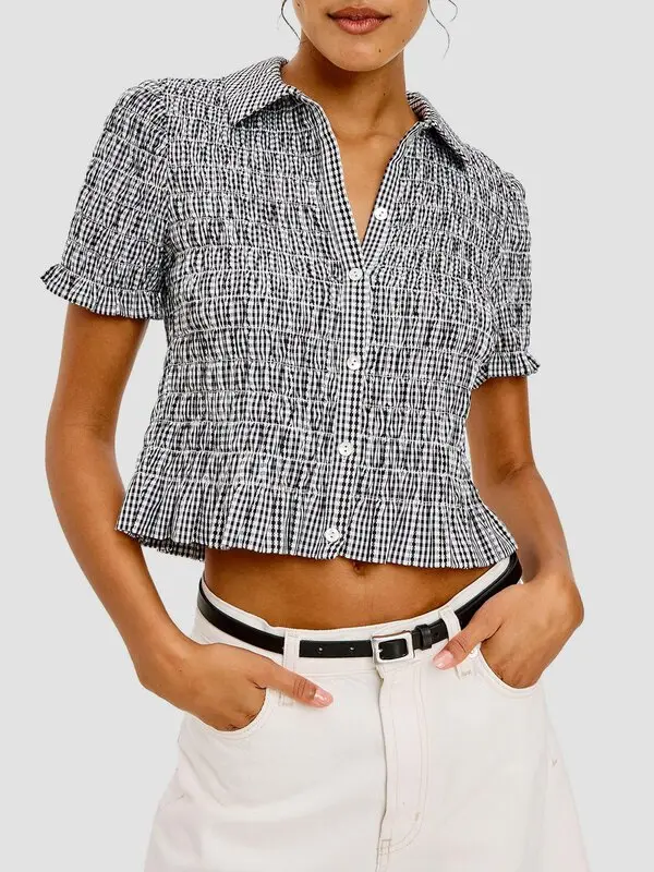 Rails Alton Gingham Smock Shirt