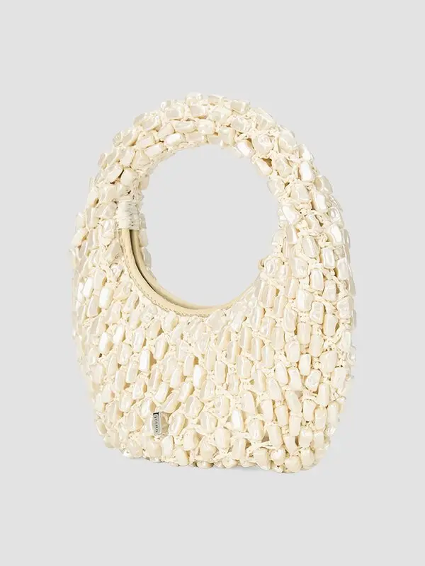 Staud Reef Shell Top Handle Bag