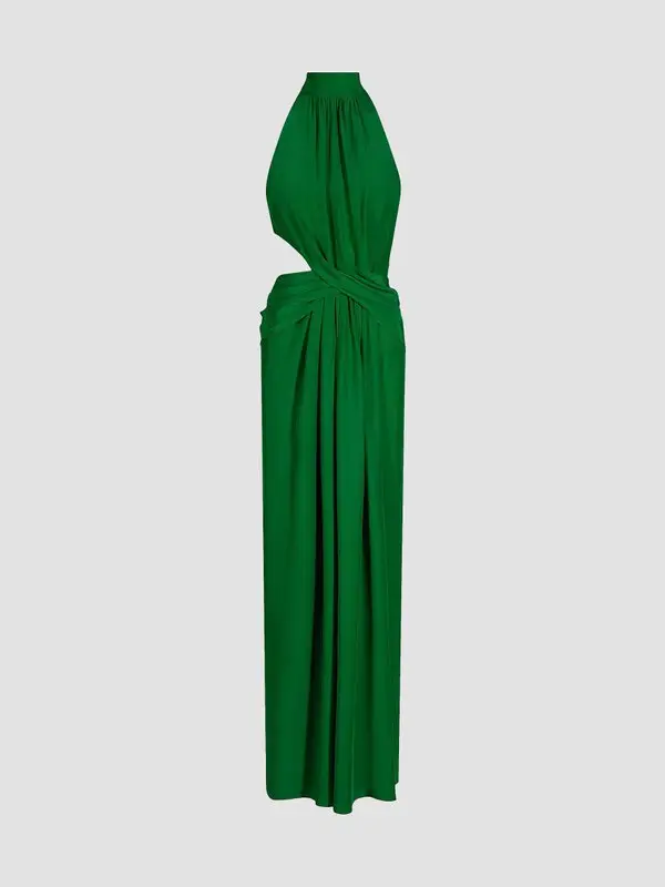 Johanna Ortiz Excepcionalidad Crépe Maxi Dress