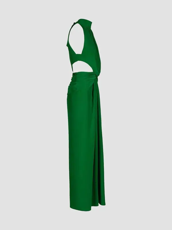 Johanna Ortiz Excepcionalidad Crépe Maxi Dress
