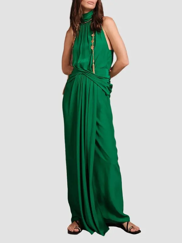 Johanna Ortiz Excepcionalidad Crépe Maxi Dress