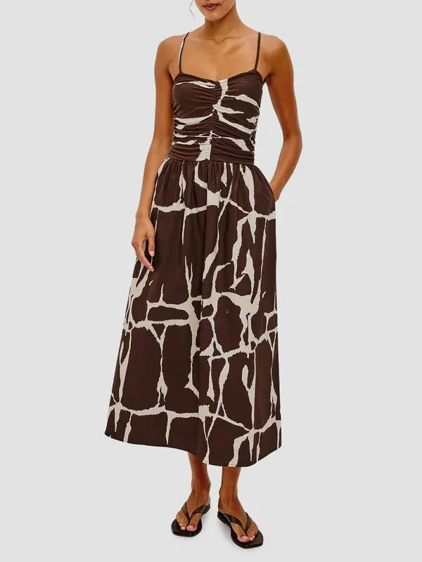 Rails Fisher Printed Midi-dress