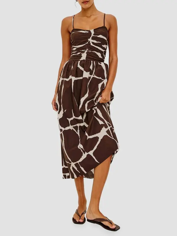 Rails Fisher Printed Midi-dress
