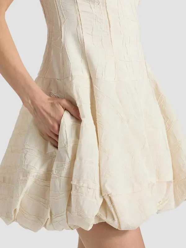 Simkhai Nattie Textured Bubble Minidress