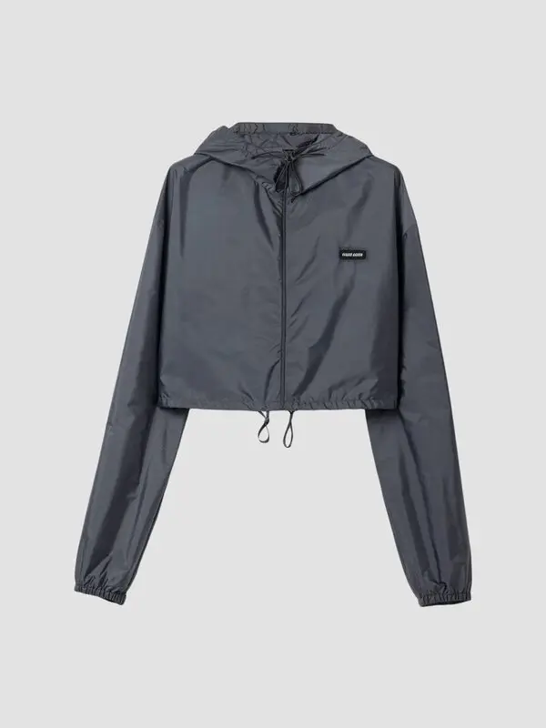 Miu Miu Technical Fabric Wind-breaker