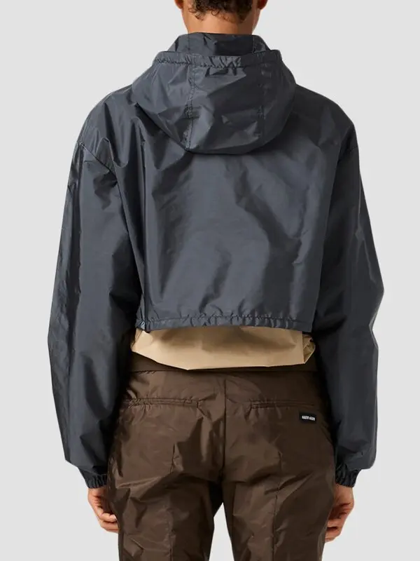 Miu Miu Technical Fabric Wind-breaker