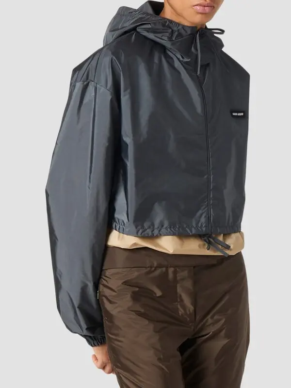Miu Miu Technical Fabric Wind-breaker