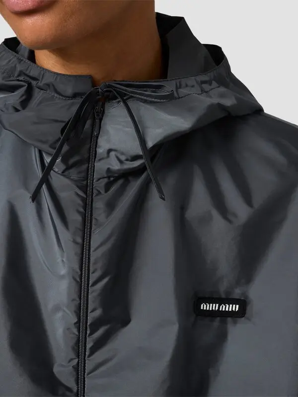 Miu Miu Technical Fabric Wind-breaker