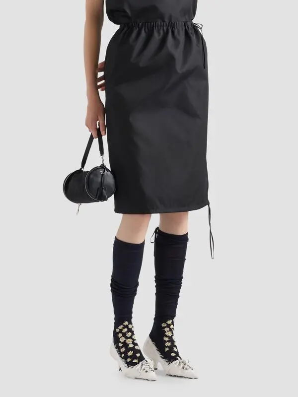 Prada Nylon Pencil Skirt