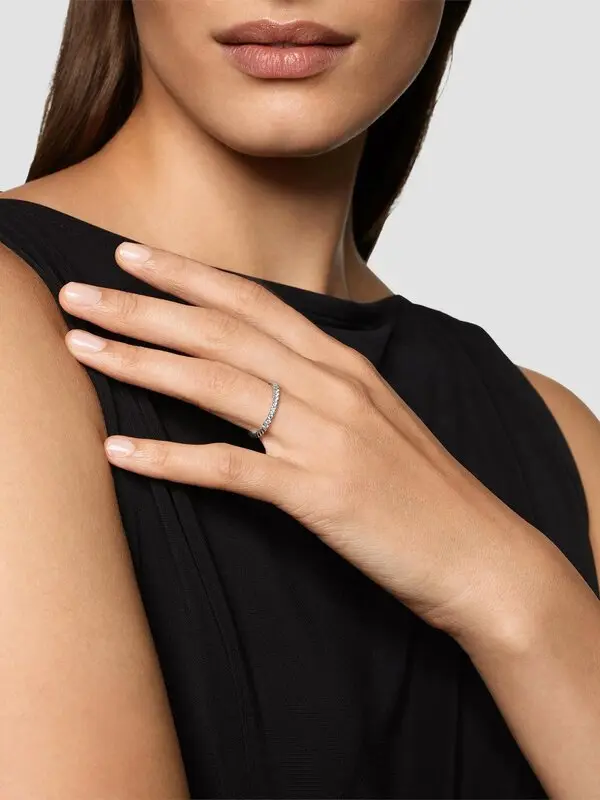David Yurman Cable Collectibles Stack Ring In Sterling Silver