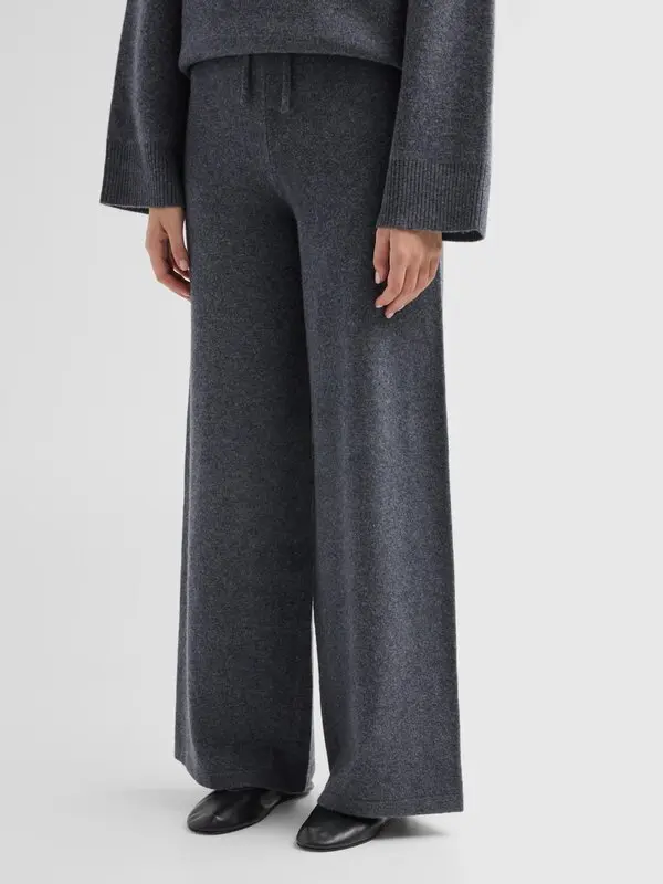 YVES SALOMON Knit Wide-leg Pants
