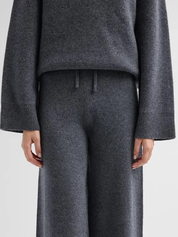 YVES SALOMON Knit Wide-leg Pants