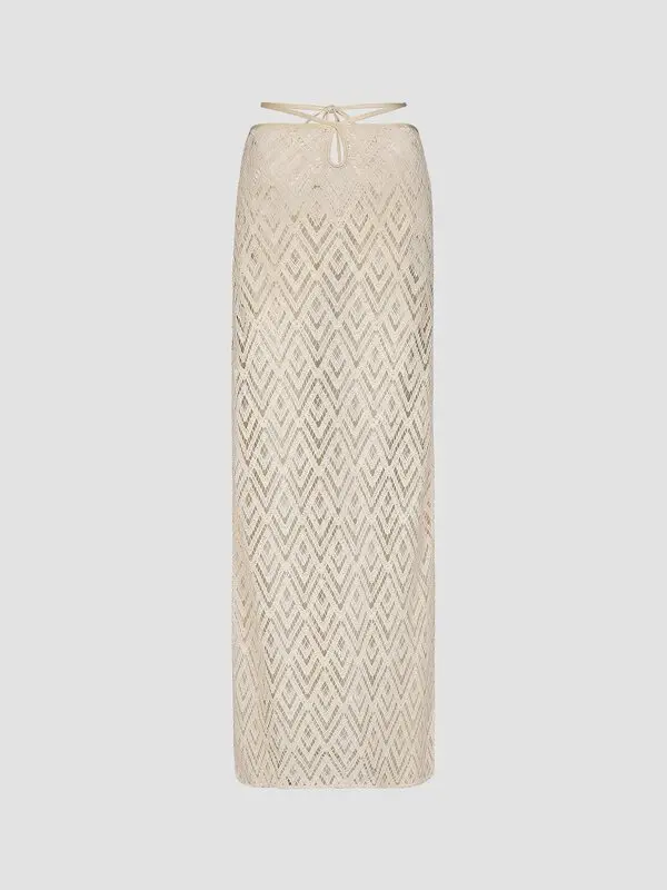 Johanna Ortiz Soul Crochet Maxi Skirt