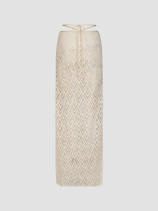 Johanna Ortiz Soul Crochet Maxi Skirt