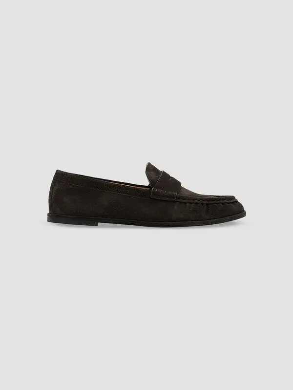 STUART WEITZMAN Spencer Suede Loafers - Shadow