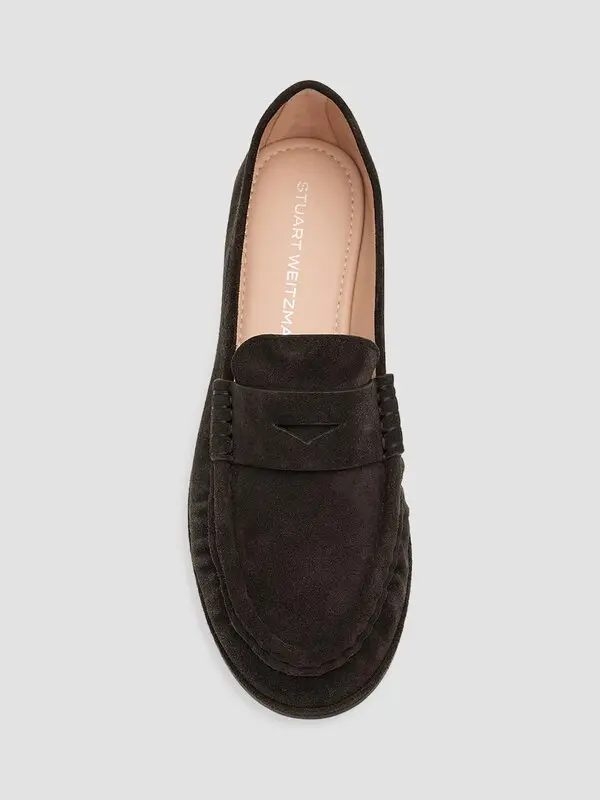 STUART WEITZMAN Spencer Suede Loafers - Shadow