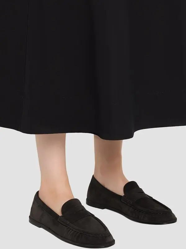 STUART WEITZMAN Spencer Suede Loafers - Shadow