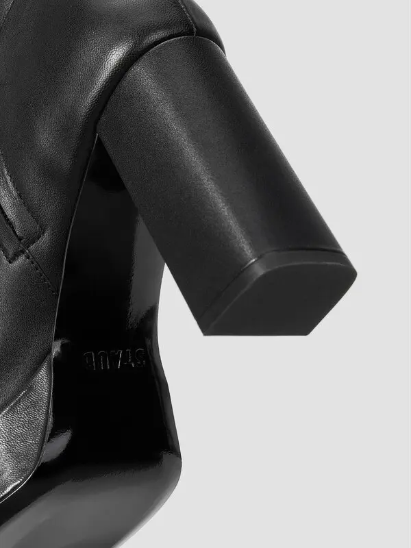 Staud Jodie 100mm Leather Platform Ankle Boots