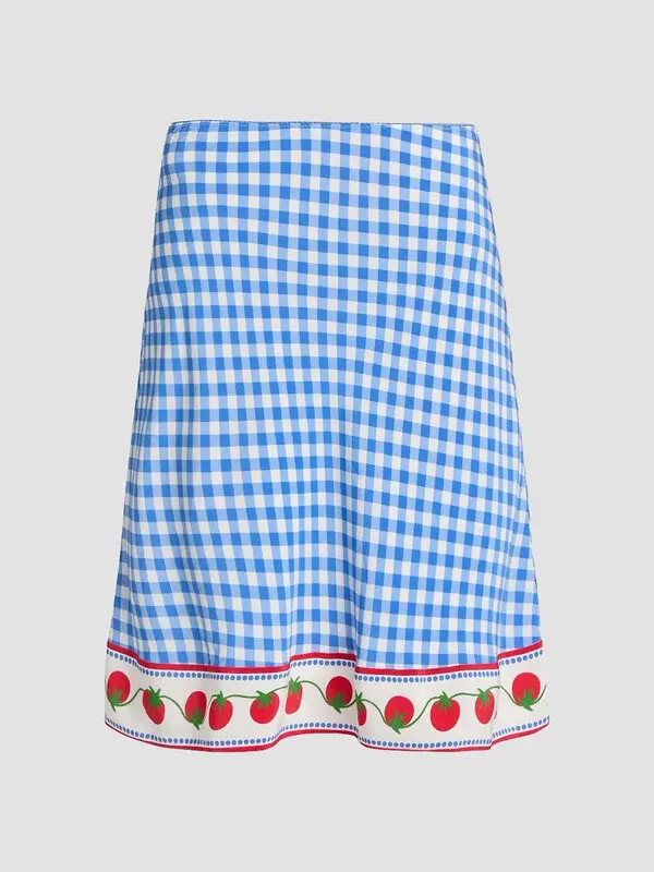Rails Grazia Gingham A-line Skirt