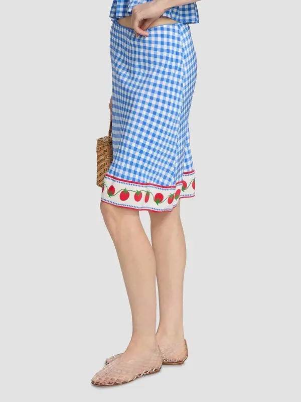 Rails Grazia Gingham A-line Skirt