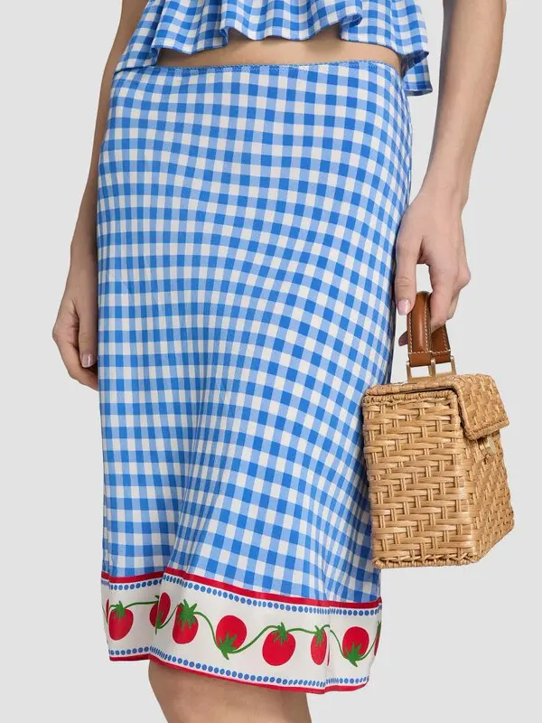 Rails Grazia Gingham A-line Skirt