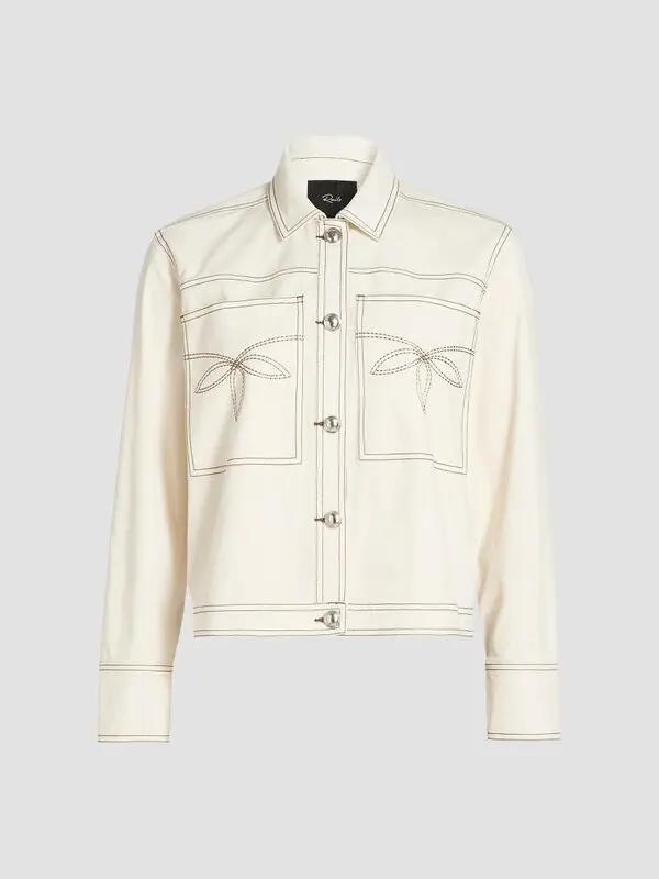 Rails Briggs Stretch-cotton Jacket - Bone