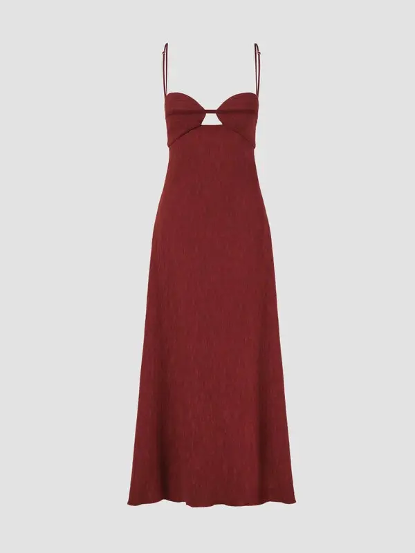 Johanna Ortiz Dream Spinner Maxi Dress - Wine