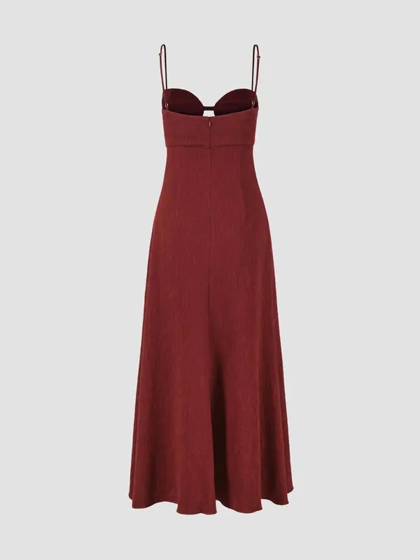 Johanna Ortiz Dream Spinner Maxi Dress - Wine
