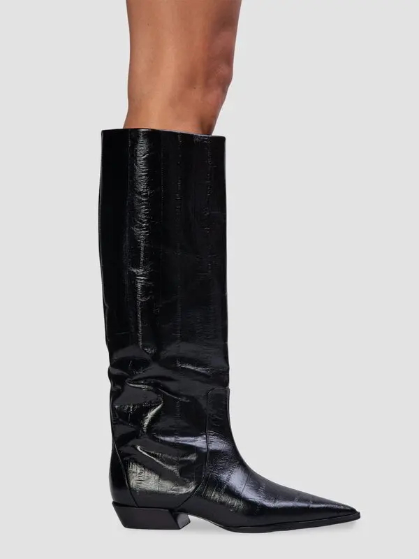 BLACK SUEDE STUDIO Aero Printed Boots
