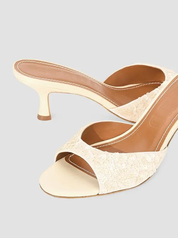 Staud Brigitte 55mm Sequin Sandals