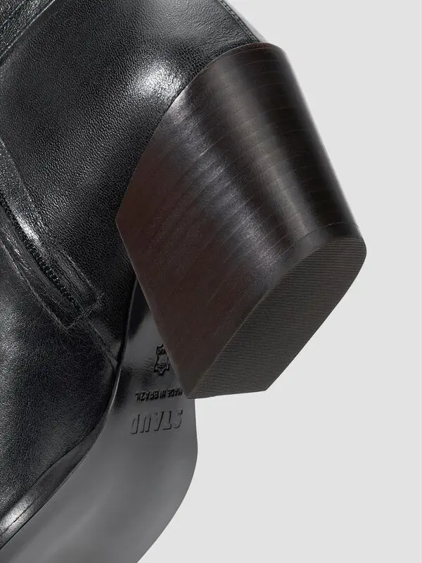 Staud Austen 50mm Buckle-detail Leather Ankle Boots