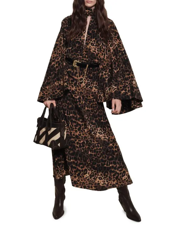 Johanna Ortiz Candelaria Treasured -print Silk-blend Midi-dress
